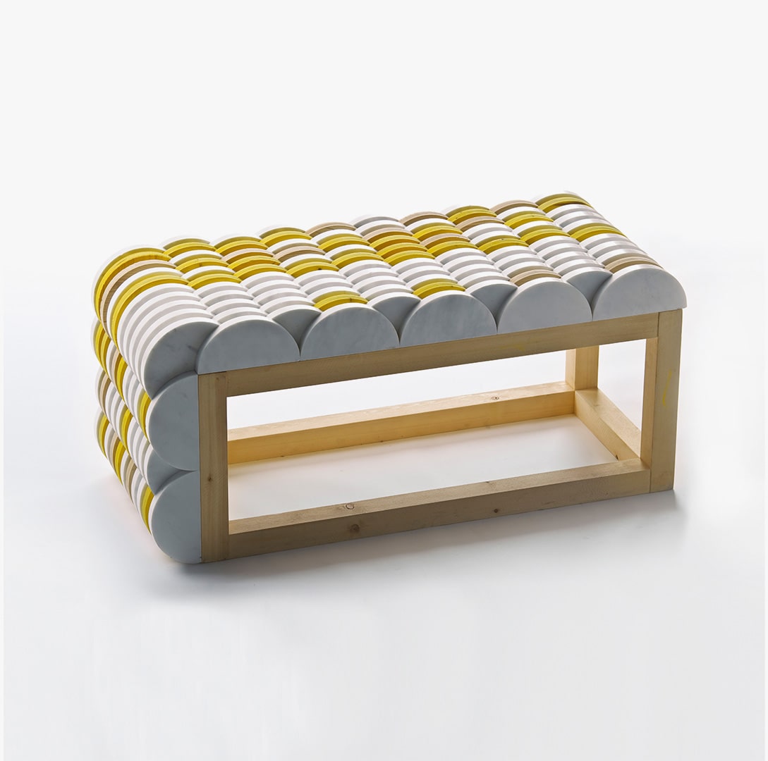 Marblelace - "Fachiro" Bench - BUDRI
